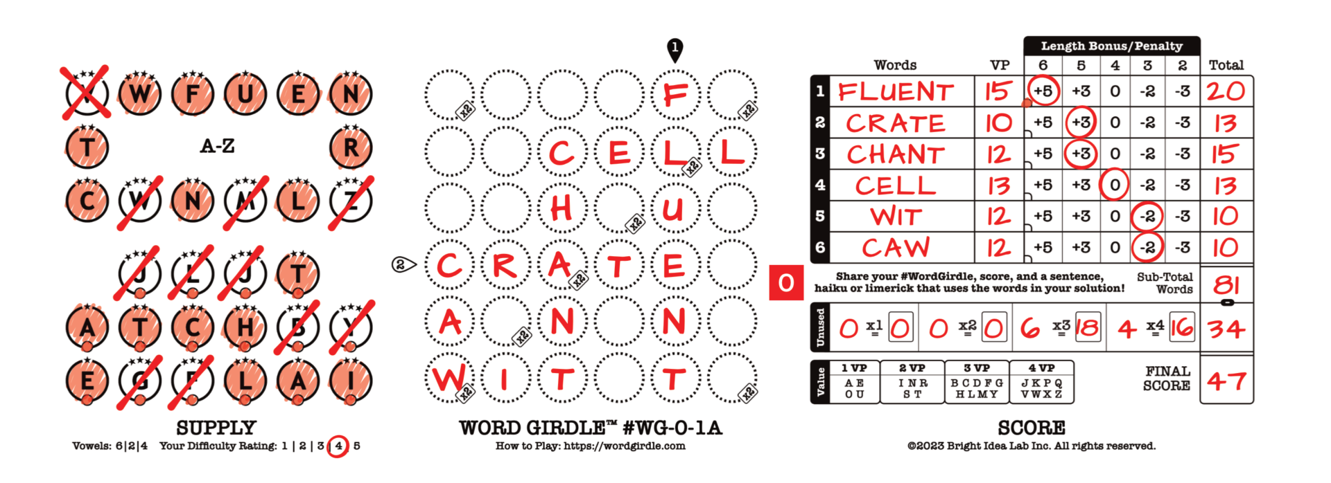 Free Solo Word Games Word Girdle A Fun Single Player Word Game